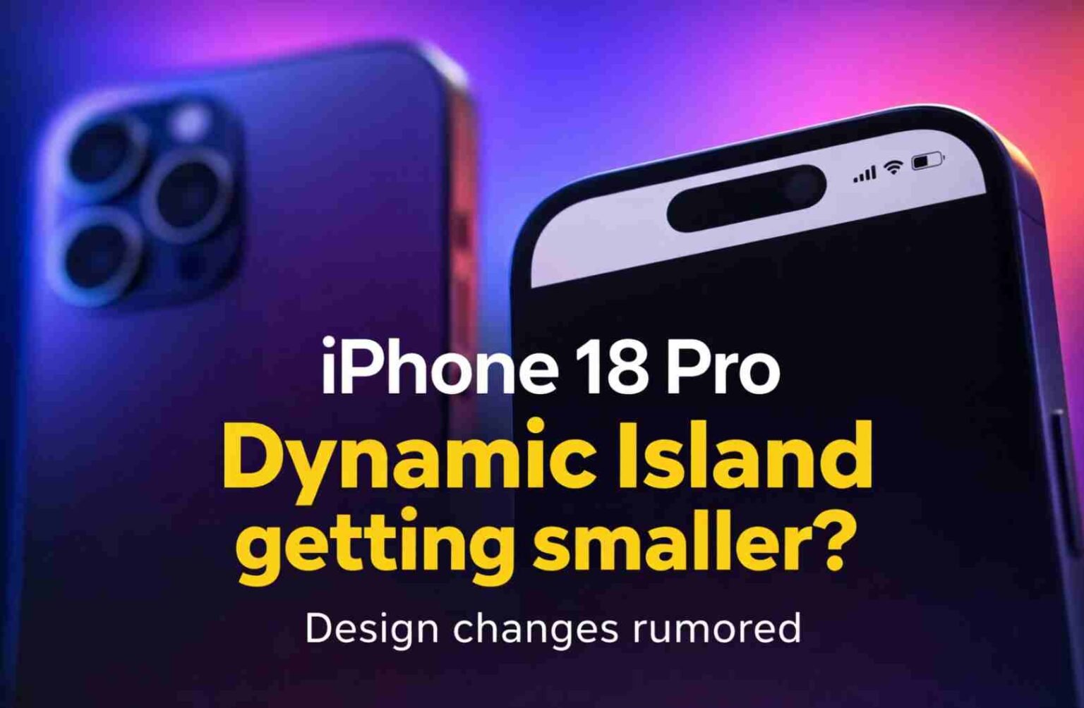 iPhone 18 Pro could finally make the Dynamic Island feel new again ...