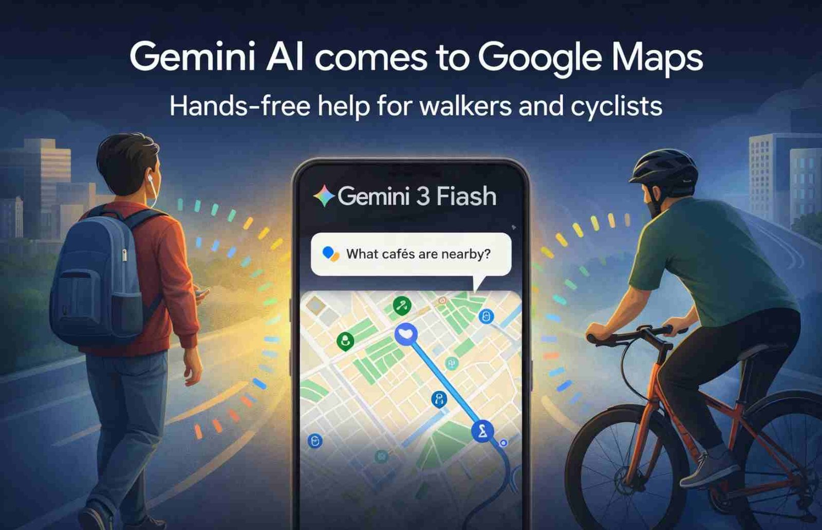 Gemini arrives in Google Maps to guide walkers and cyclists - Tech BSB